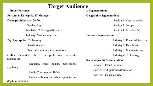 Digital Marketing Plan For the Company of TCS | PPTX