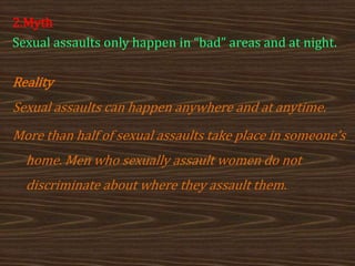 Sexual abuse against women | PPTX