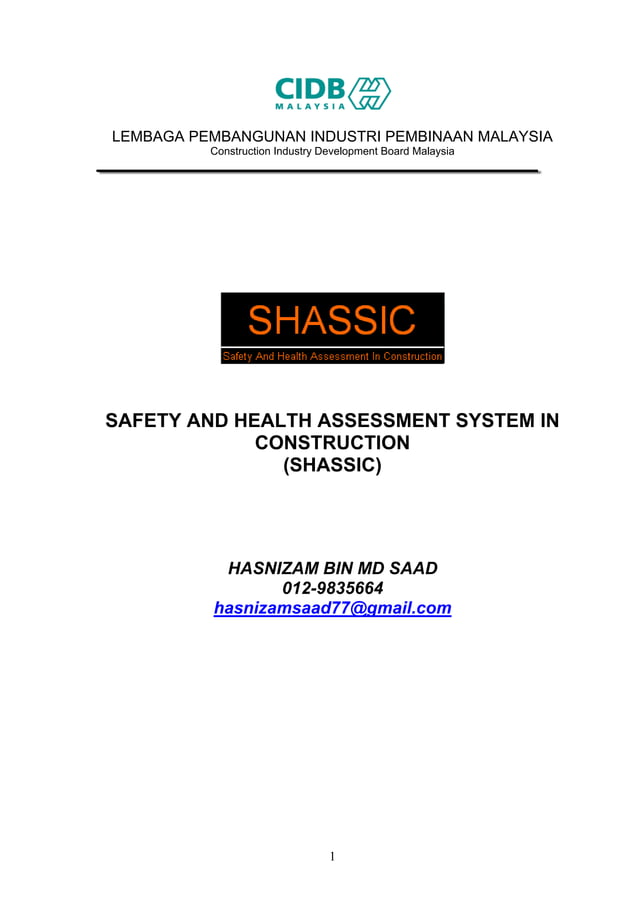 Shassic Checklist | PDF