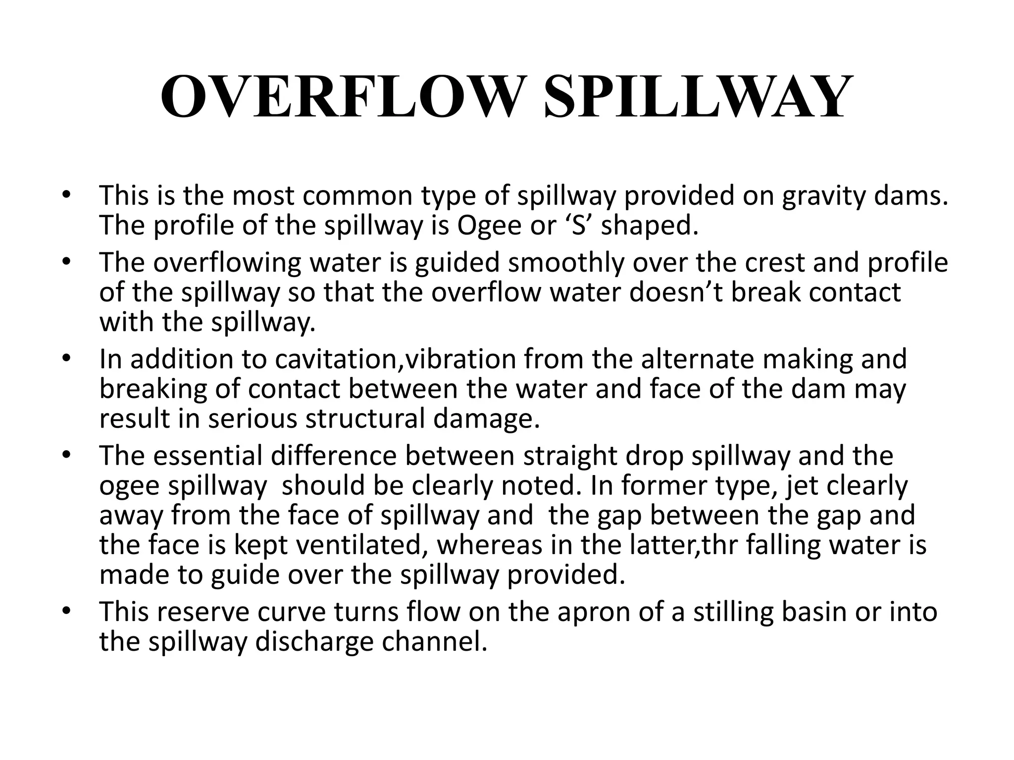 SPILLWAYS | PPTX