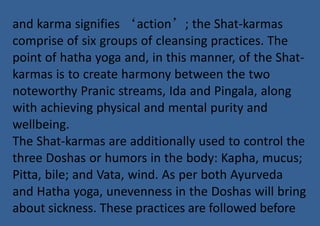 Shat-Karma (Detoxification Course) Teacher Training Certification ...
