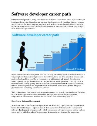 Software developer career path
