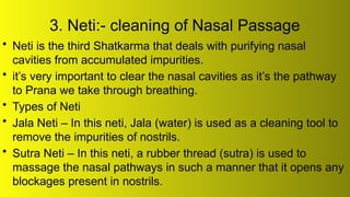 SHATKARMA (षटकर्म ) chandrashekhar.pptx. | PPTX