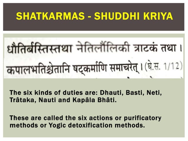 Shatkarma dr.pcn