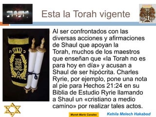 Shaul y la torah | PPTX