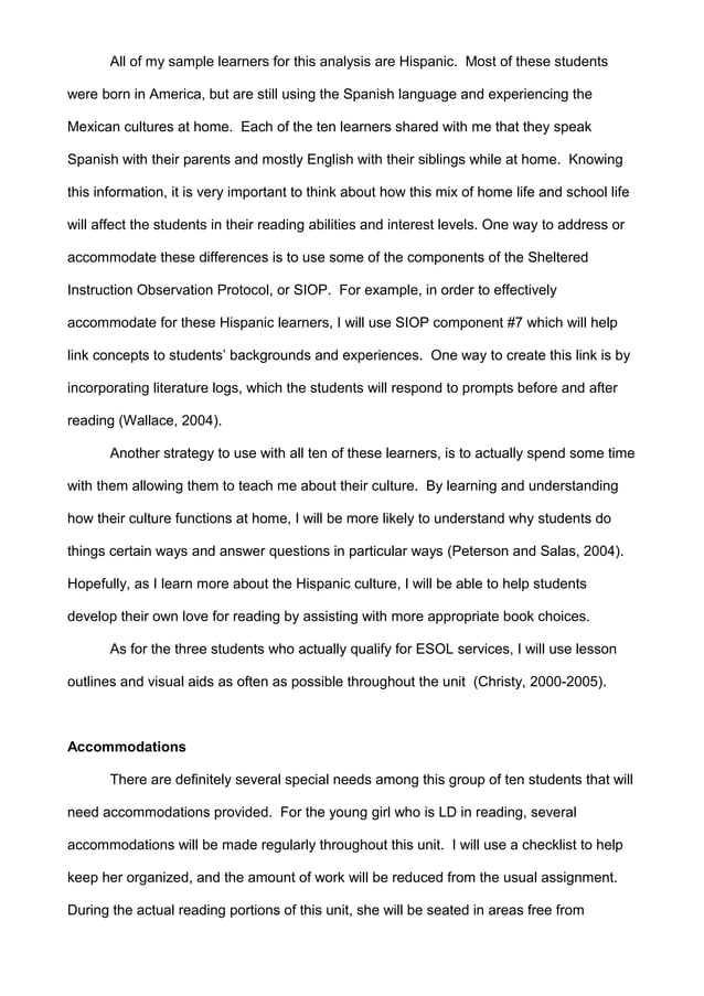 Shauna sanders learner analysis instructional design | PDF