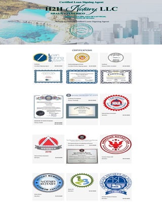 Shaun j federico h2h notary bookelet | PDF