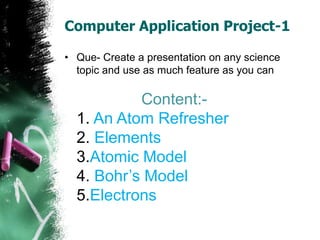 Atoms and Molecules | PPT