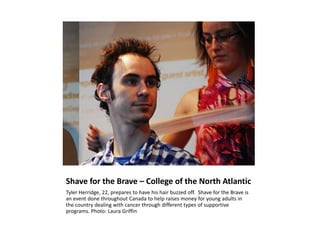 CNA students, faculty shave for the brave | PPTX