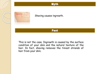 Shaving Myths And Facts | PPTX
