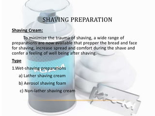 Shaving preparation | PPTX