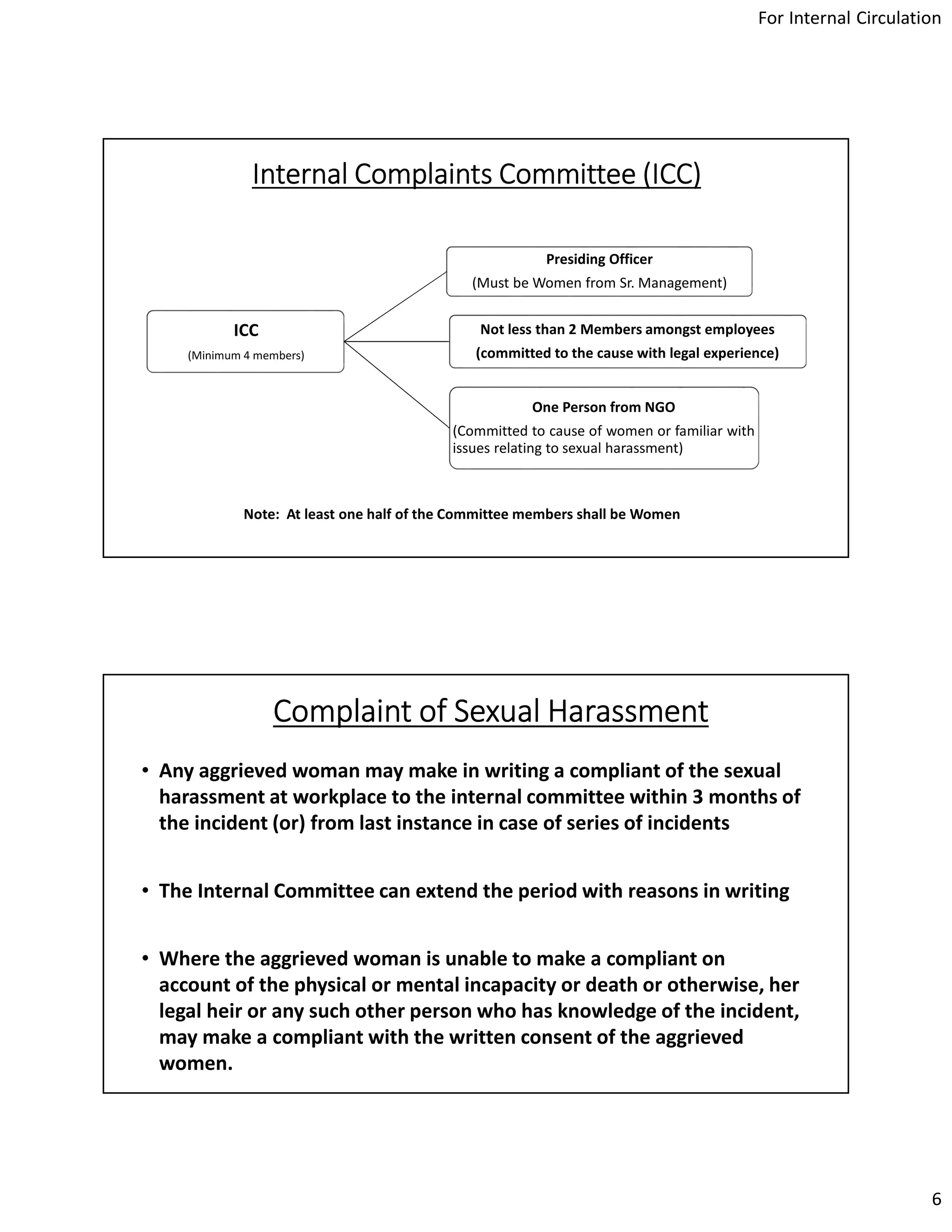 Sexual Harassment Awareness Training 2013 Act | PDF
