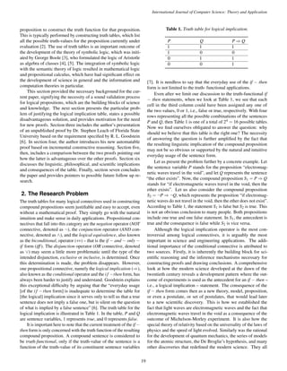 The Logical Implication Table in Binary Propositional Calculus ...