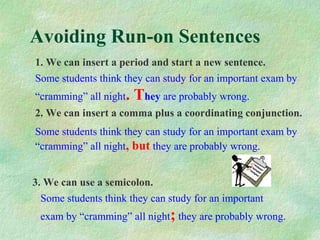 Run on Sentences | PPT