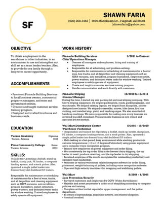 Shawn Faria's Resume | PDF