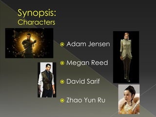 Shawn Tobin - Deus Ex Movie presentation | PPT