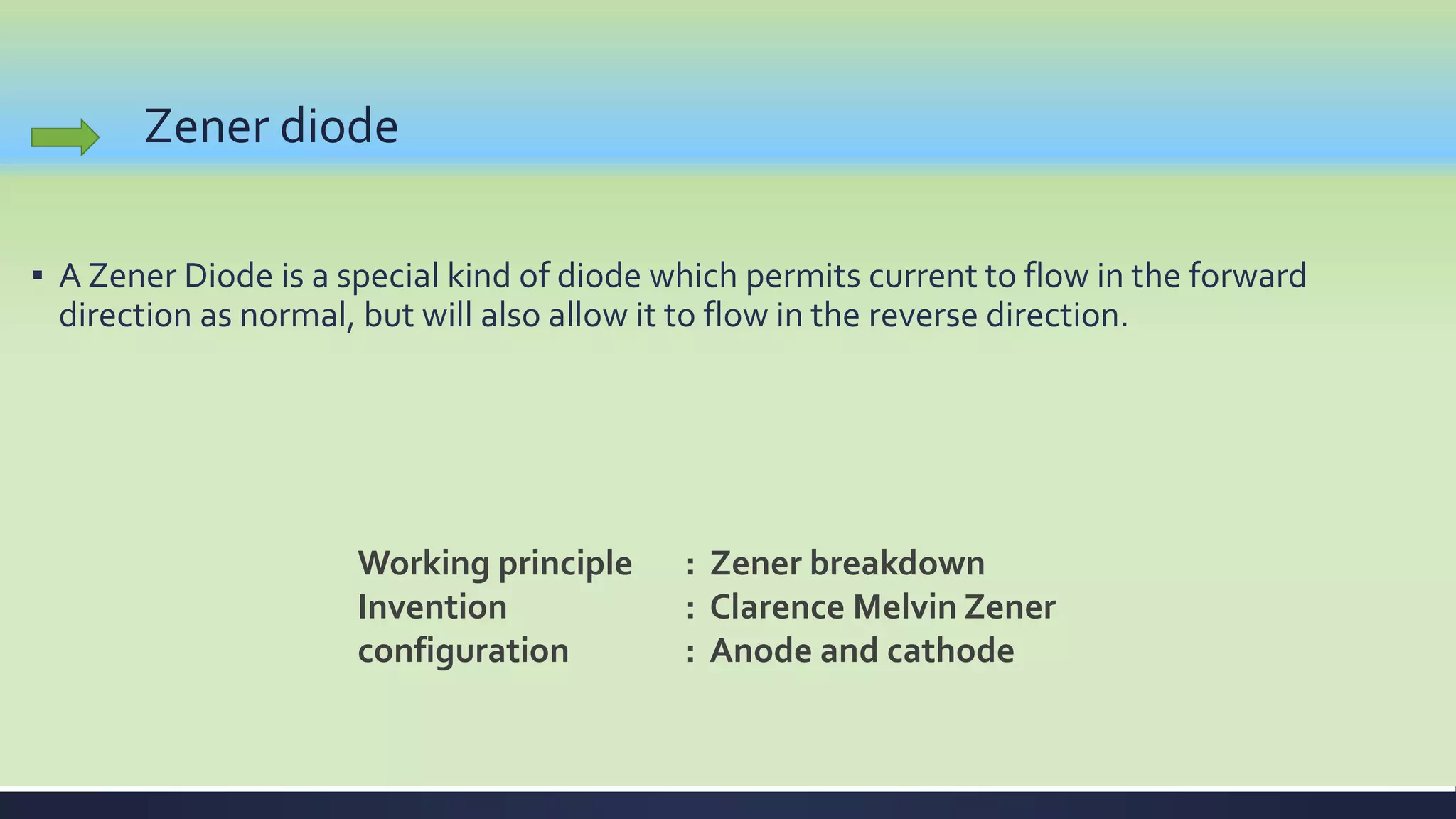 Zener diode and full wave rectifier or bridge connection | PPTX