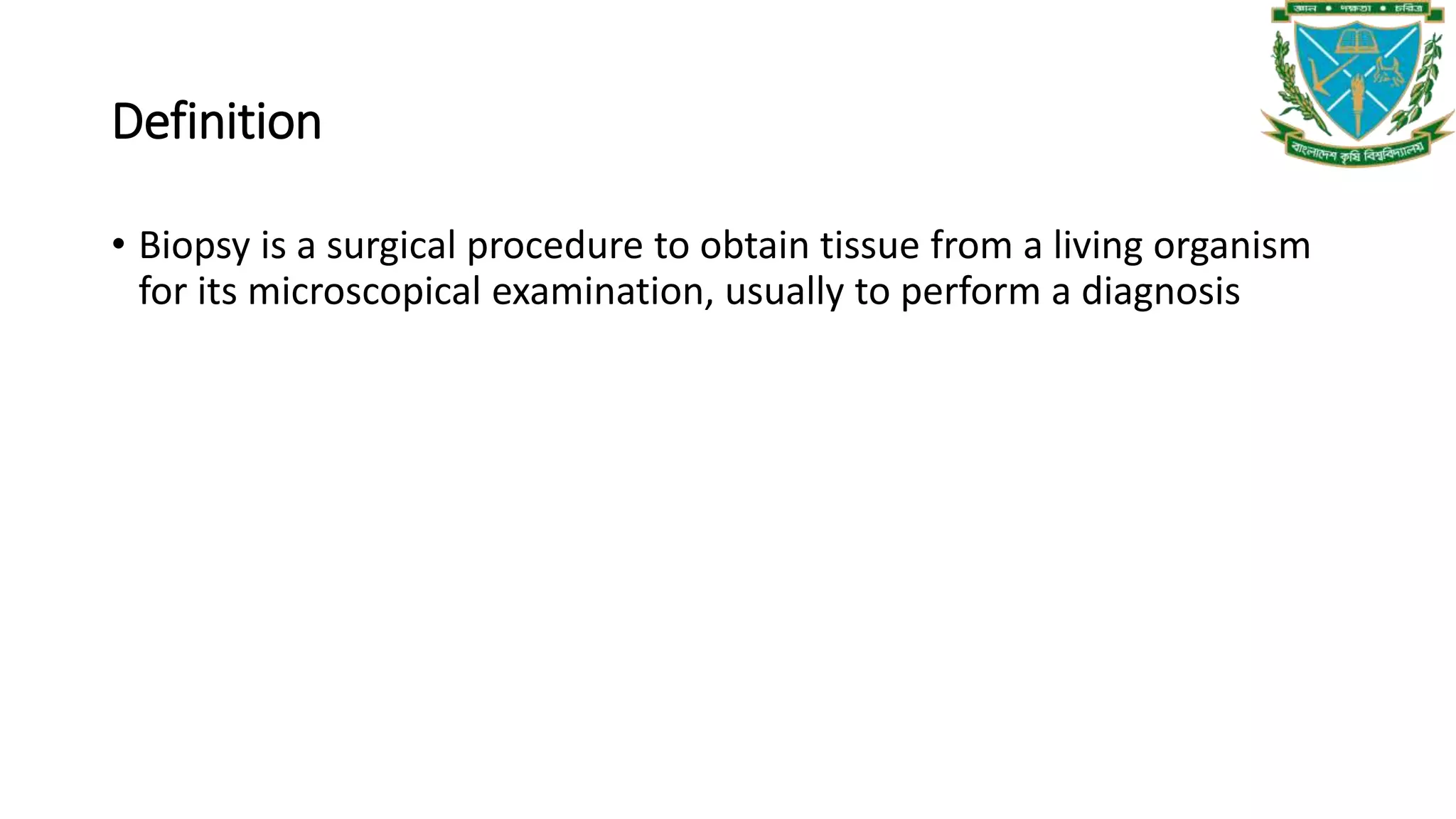 biopsy collection | PPTX