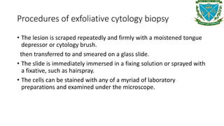 biopsy collection | PPTX