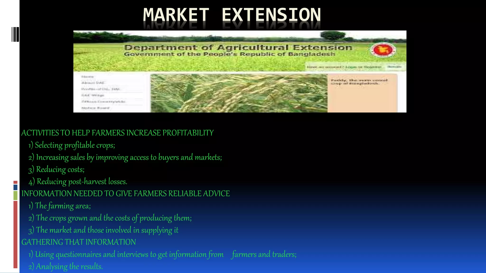 Horticultural crop marketing through modern techniques and approaches ...