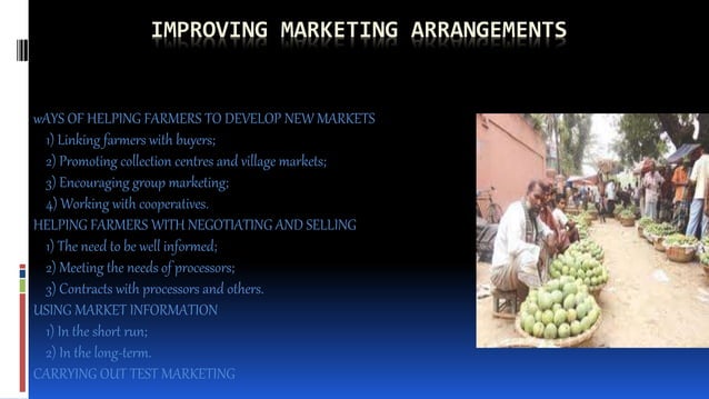 Horticultural crop marketing through modern techniques and approaches | PPT