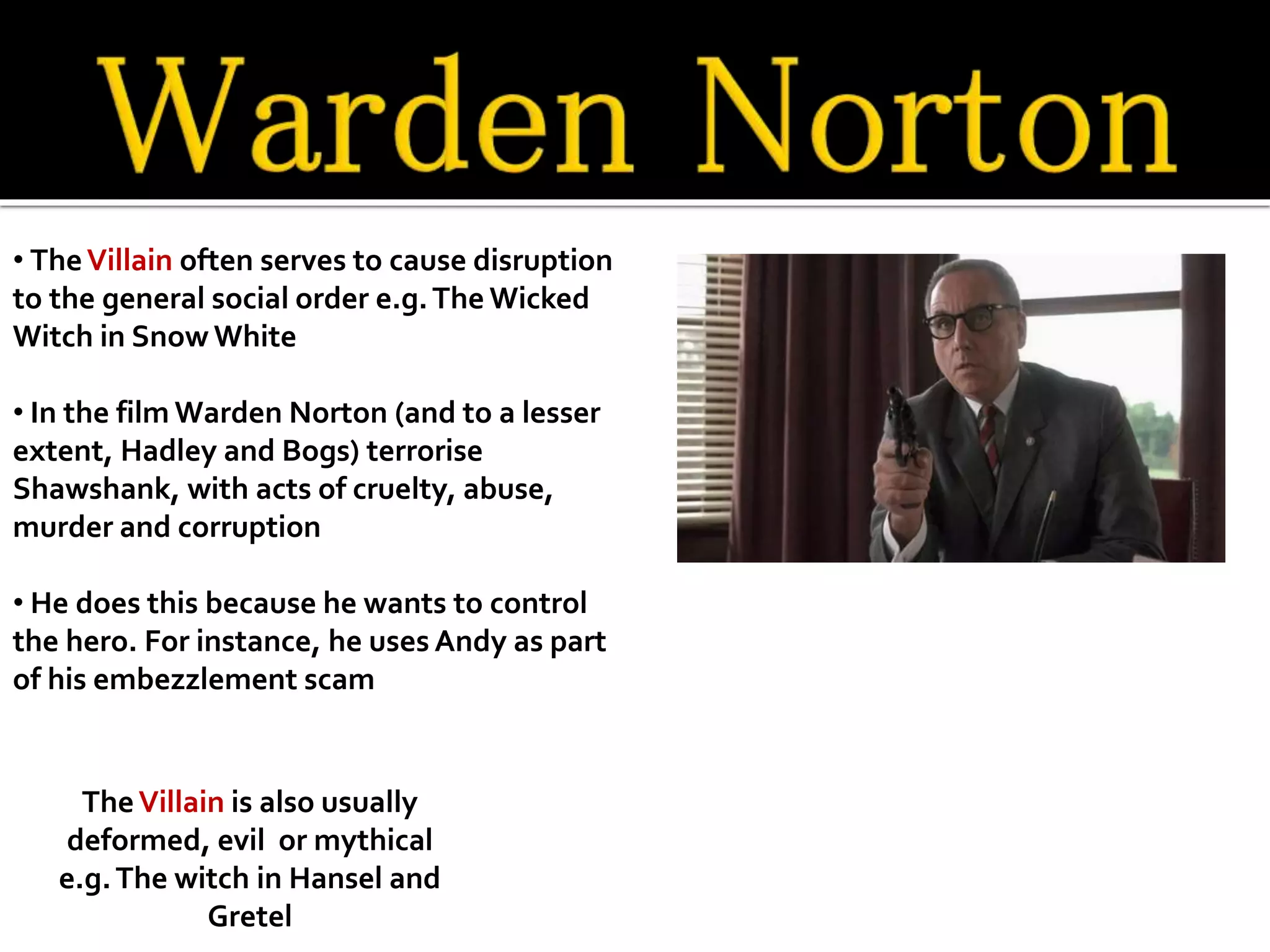 Narrative in Shawshank Redemption | PPTX