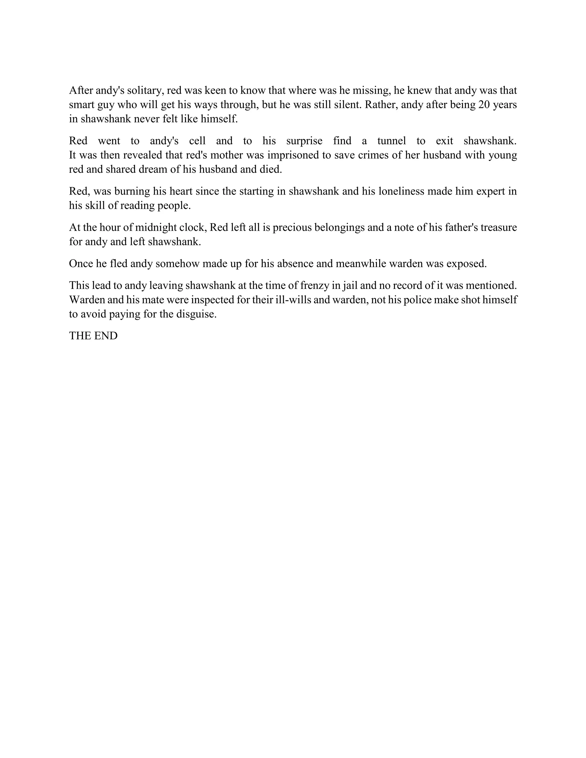 Shawshank Redemption | PDF