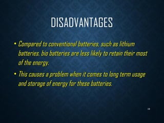 Shayan ghosh Bio-Battery | PPT