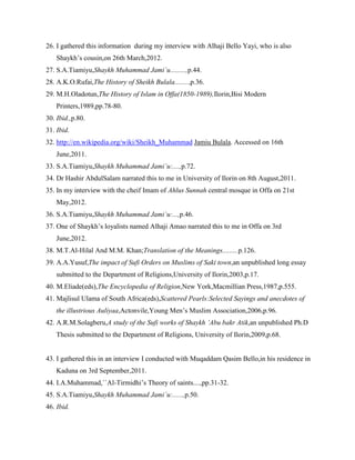 Shaykh Bulala's Biography | DOCX