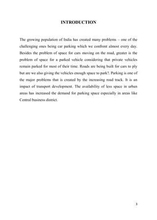 Car Parking Design in Urban Planning | PDF