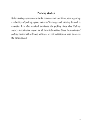 Car Parking Design in Urban Planning | PDF