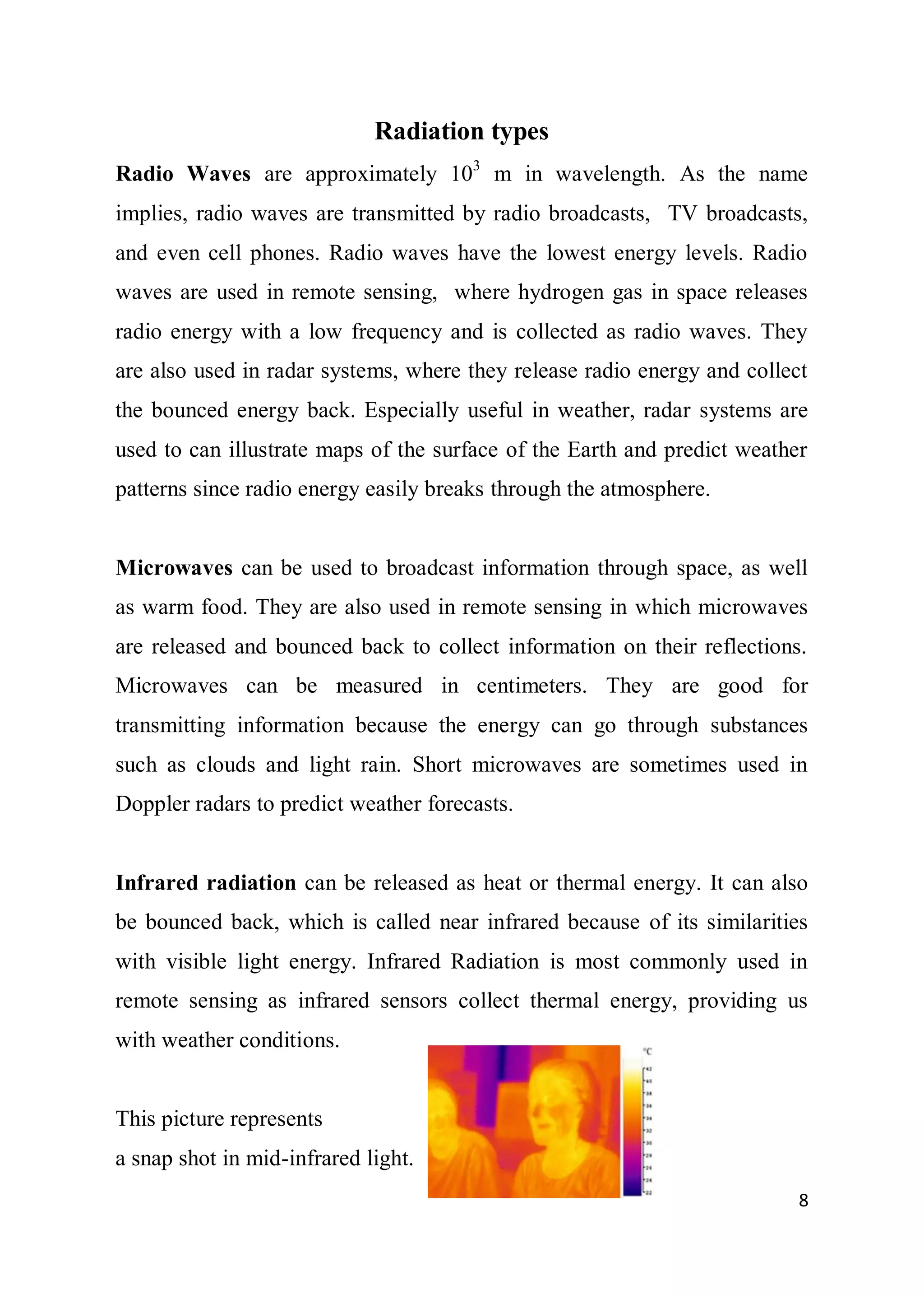 Role of electromagnetic Radiation in Remote Sensing | PDF