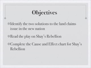Shays Rebellion | PPT