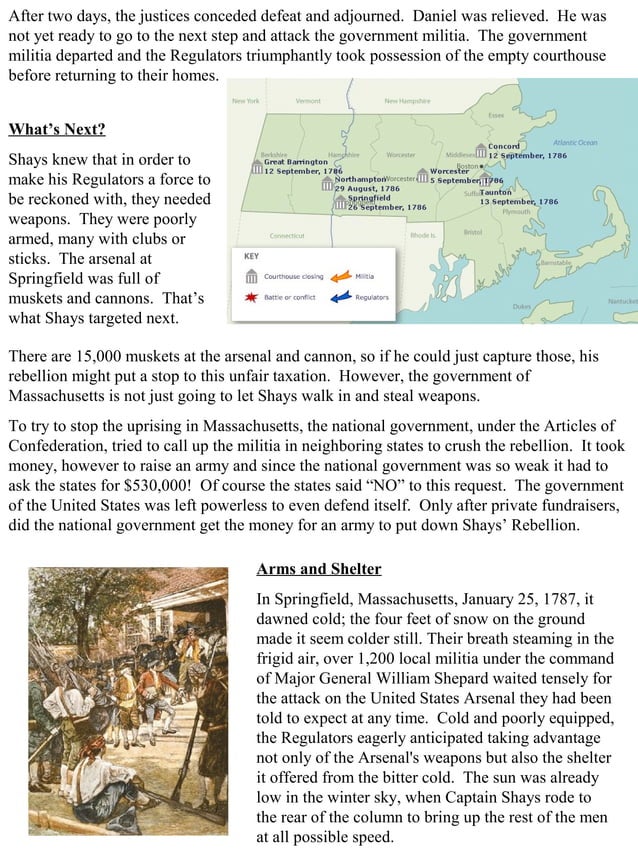 Shays rebellion reading | PDF