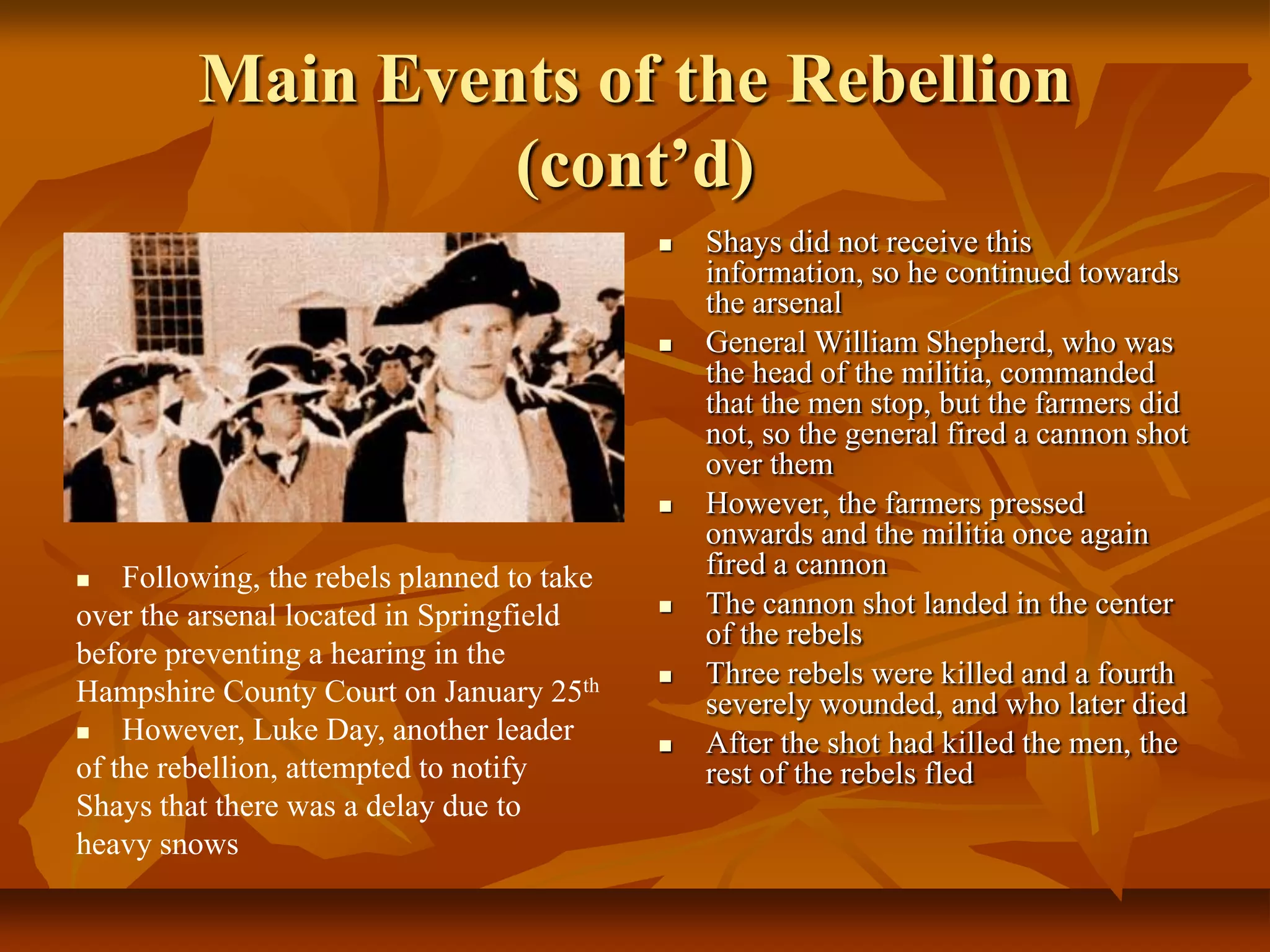 The History of Shays’s Rebellion | PPT