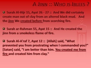 Iblees / Shaytan / Satan | PPTX