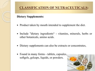 Marine Nutraceuticals | PPTX