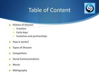 Shazam | PPTX