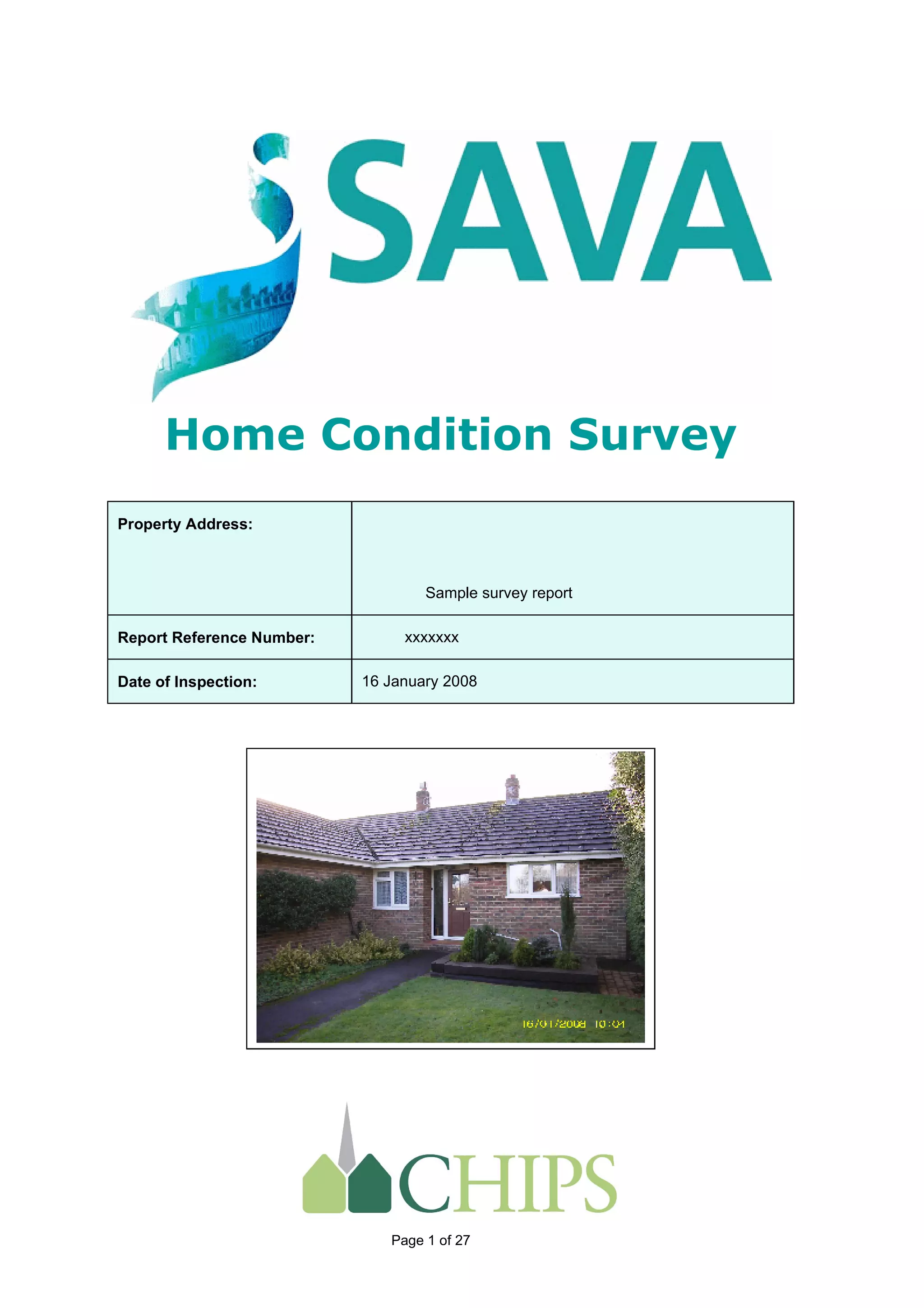Home Condition Survey | PDF