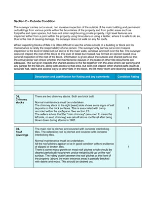Home Condition Survey | PDF