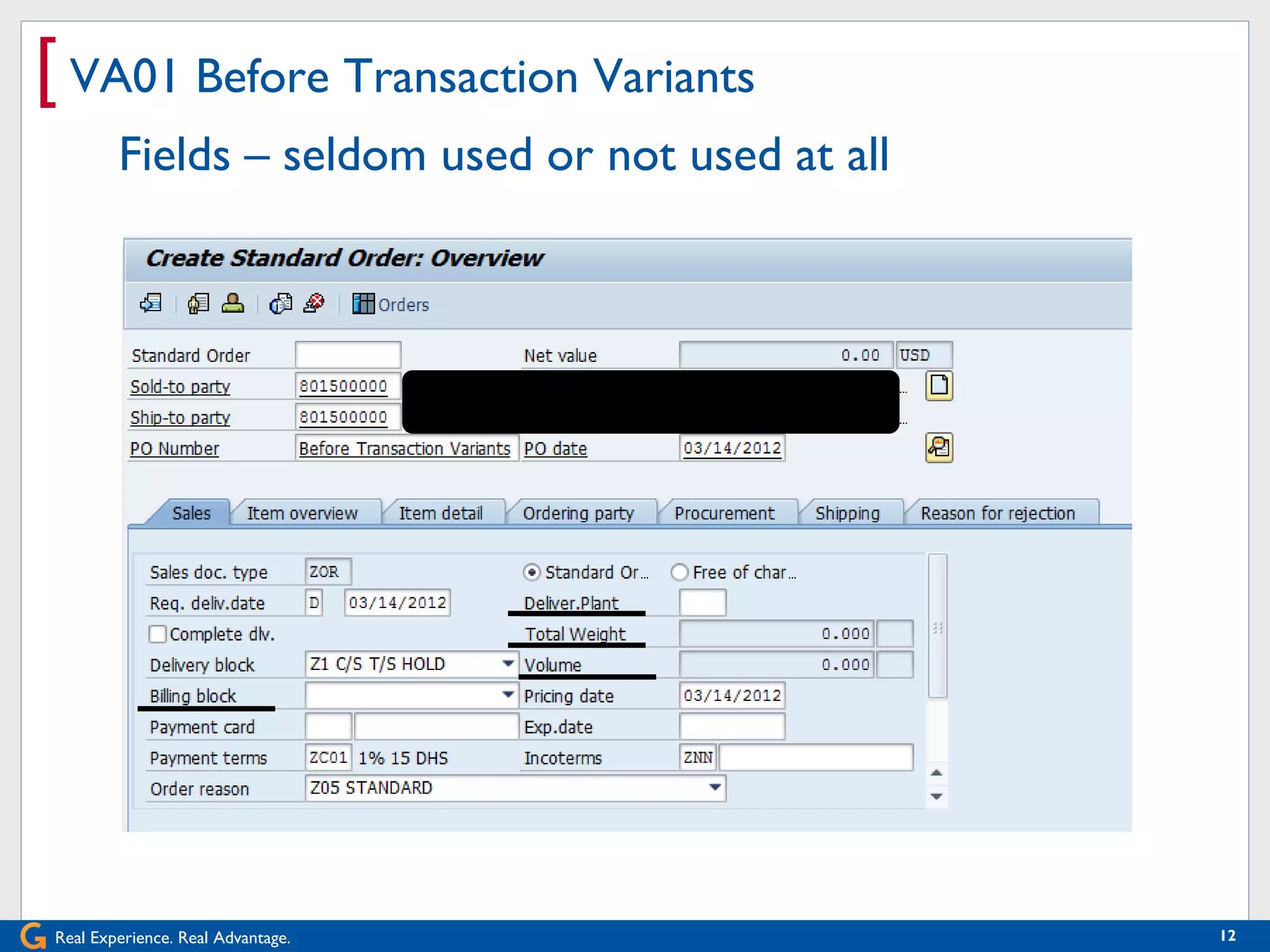 Shd0 transaction variants | PDF