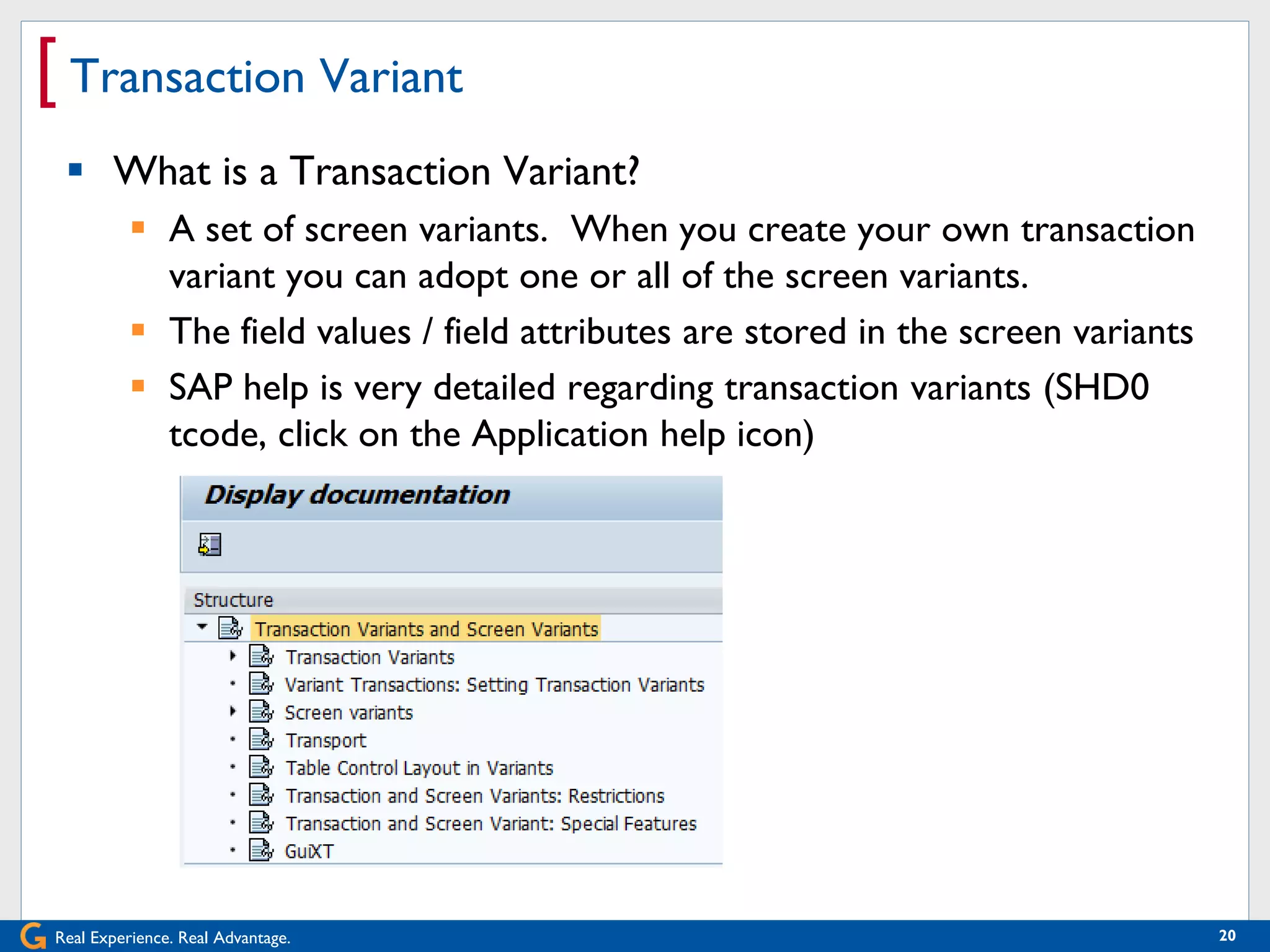 Shd0 transaction variants | PDF