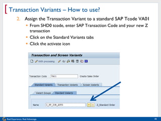 Shd0 transaction variants