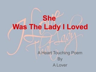 A Short Heart Touching Poem( readingpositive.blogspot.com) | PPTX