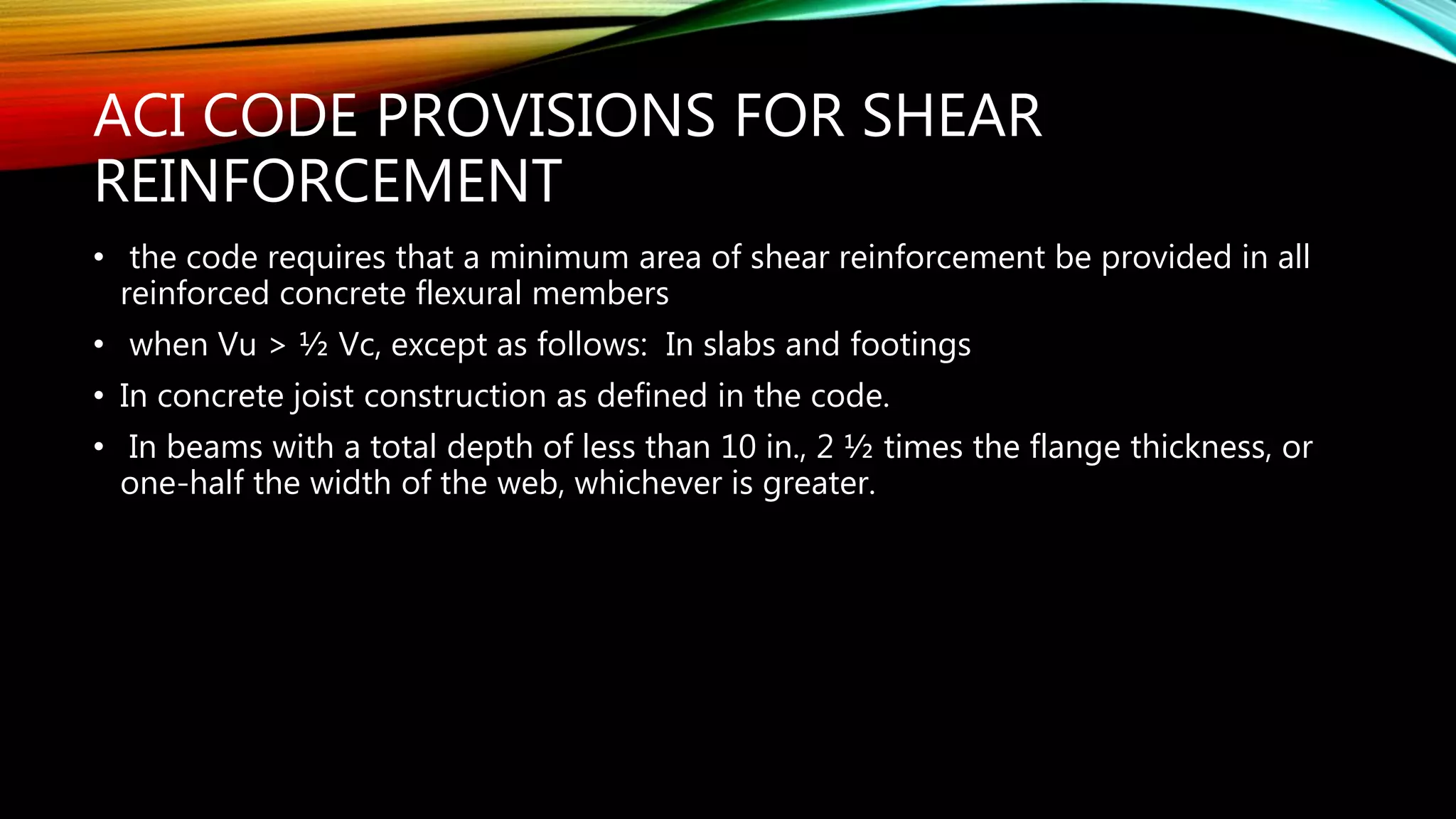 Shear and diagonal tension in beams | PPTX