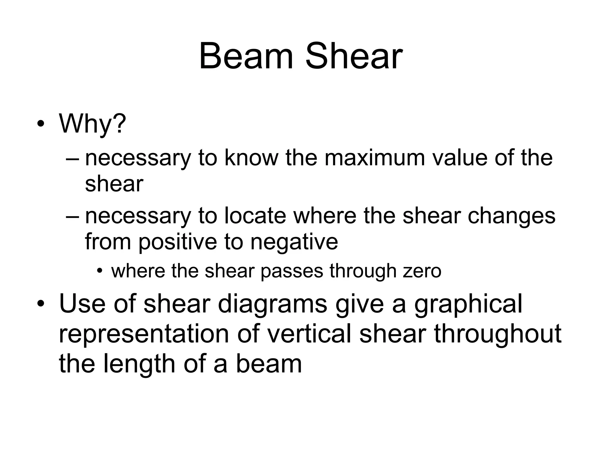 Shear And Moment Diagrams | PPT