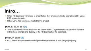 Shear behaviour of beam using ecc(engineered cementitious composite) | PDF