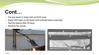 Shear behaviour of beam using ecc(engineered cementitious composite) | PDF