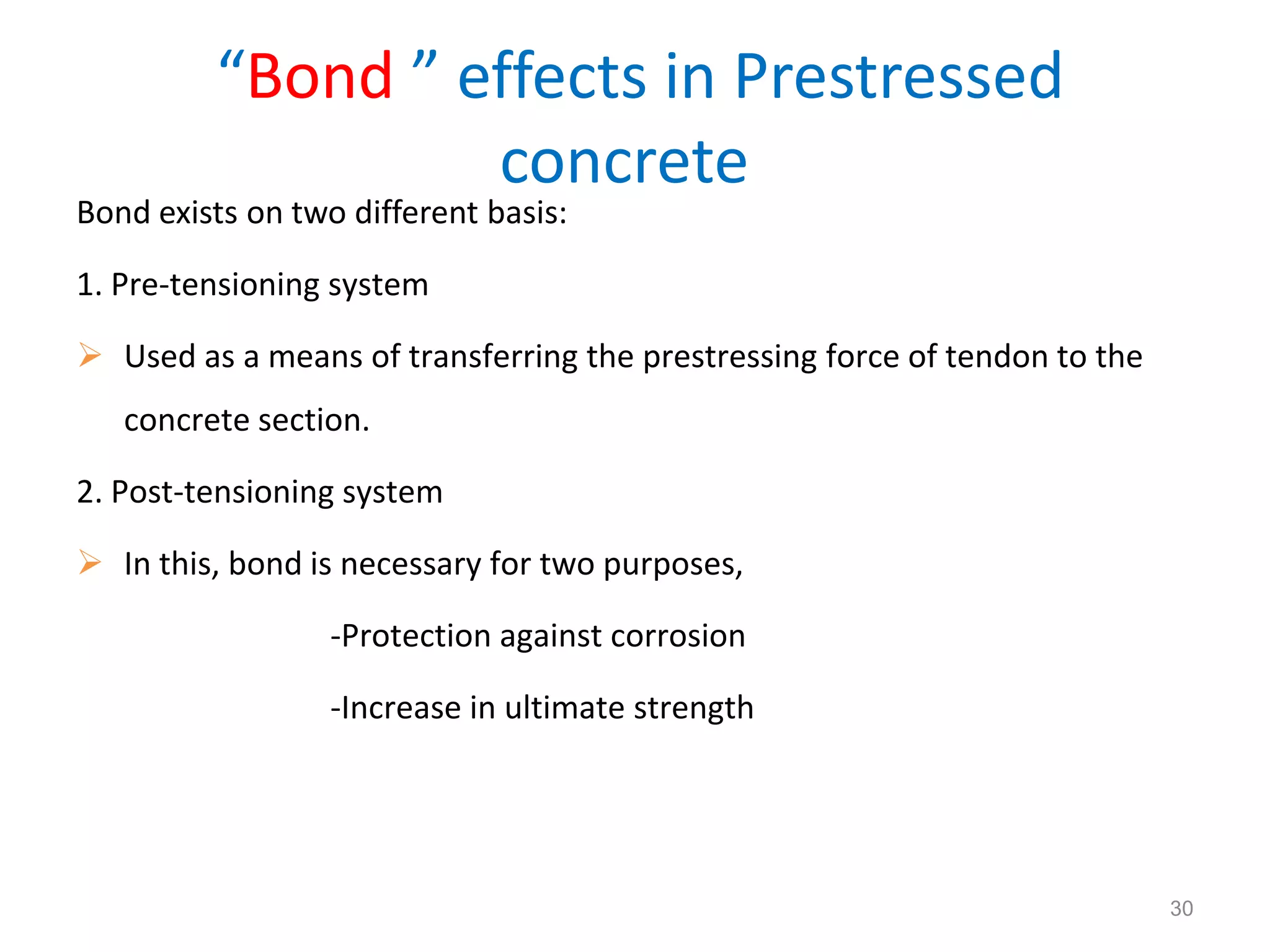 Shear, bond bearing,camber & deflection in prestressed concrete | PPTX