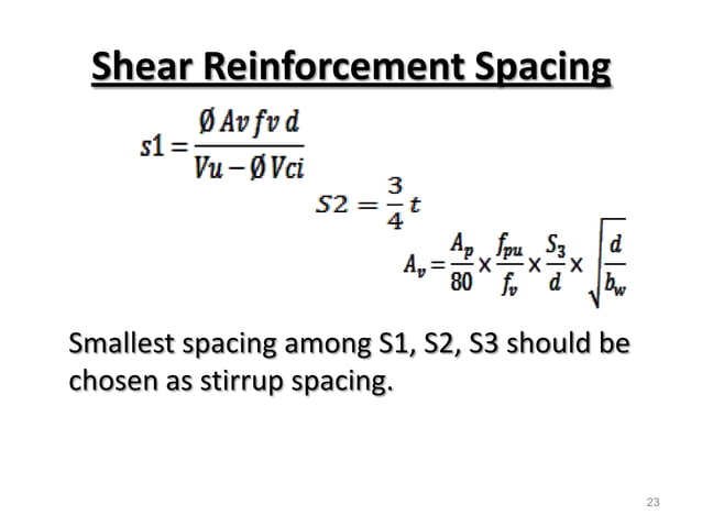 Shear, bond bearing,camber & deflection in prestressed concrete | PPTX